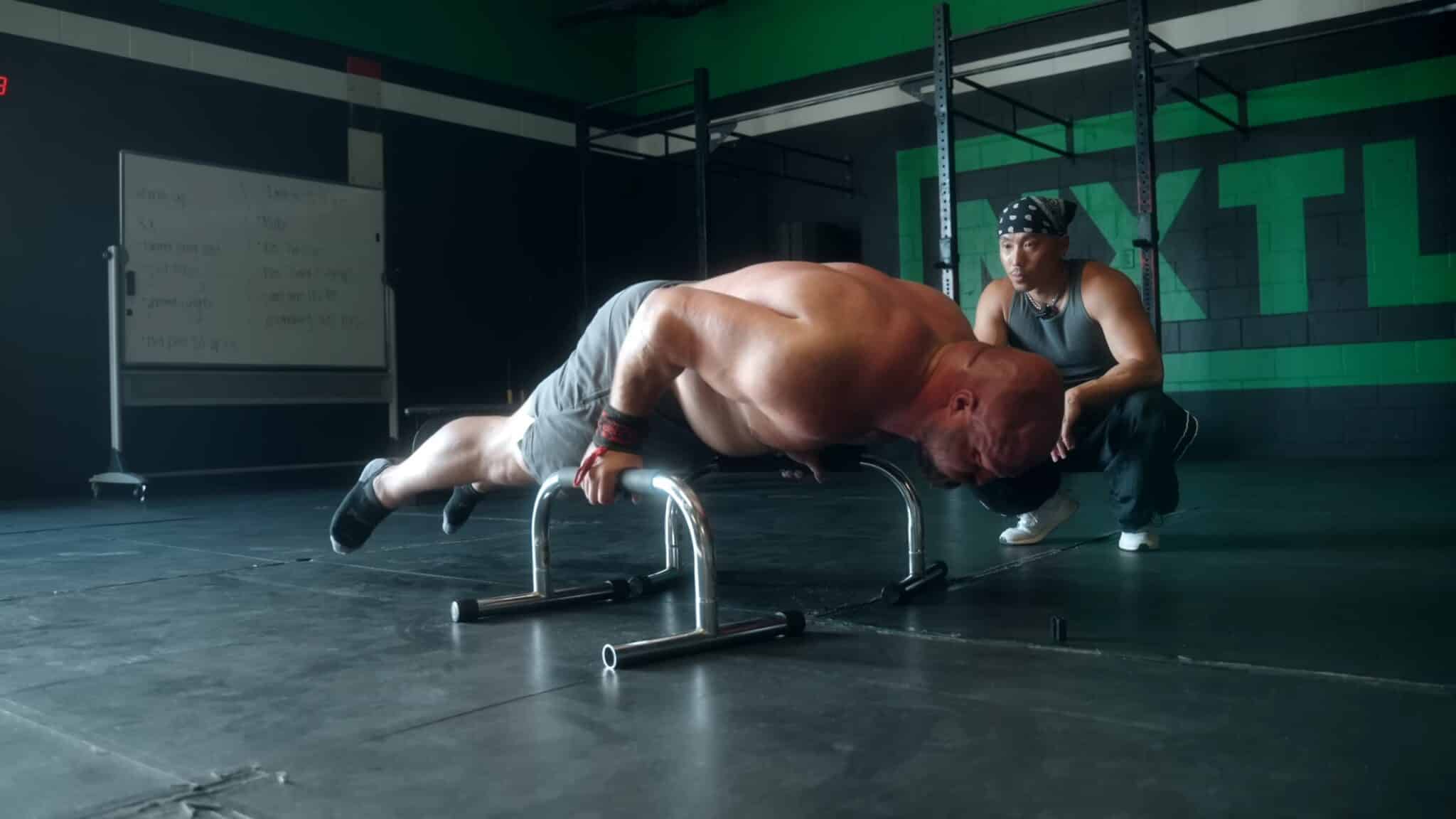 Can a 330-Pound Strongman Master Pull-Ups, Dragon Flags, and Planche ...