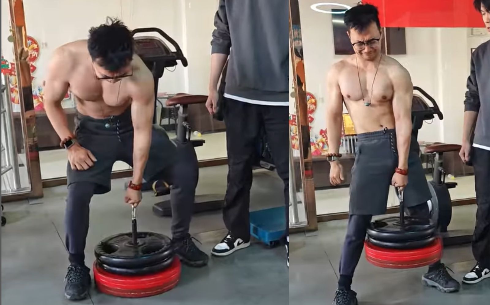 New World Record: Chinese Strongman Lifts 319 lbs With a Single Finger in a 10-Second Grind ...