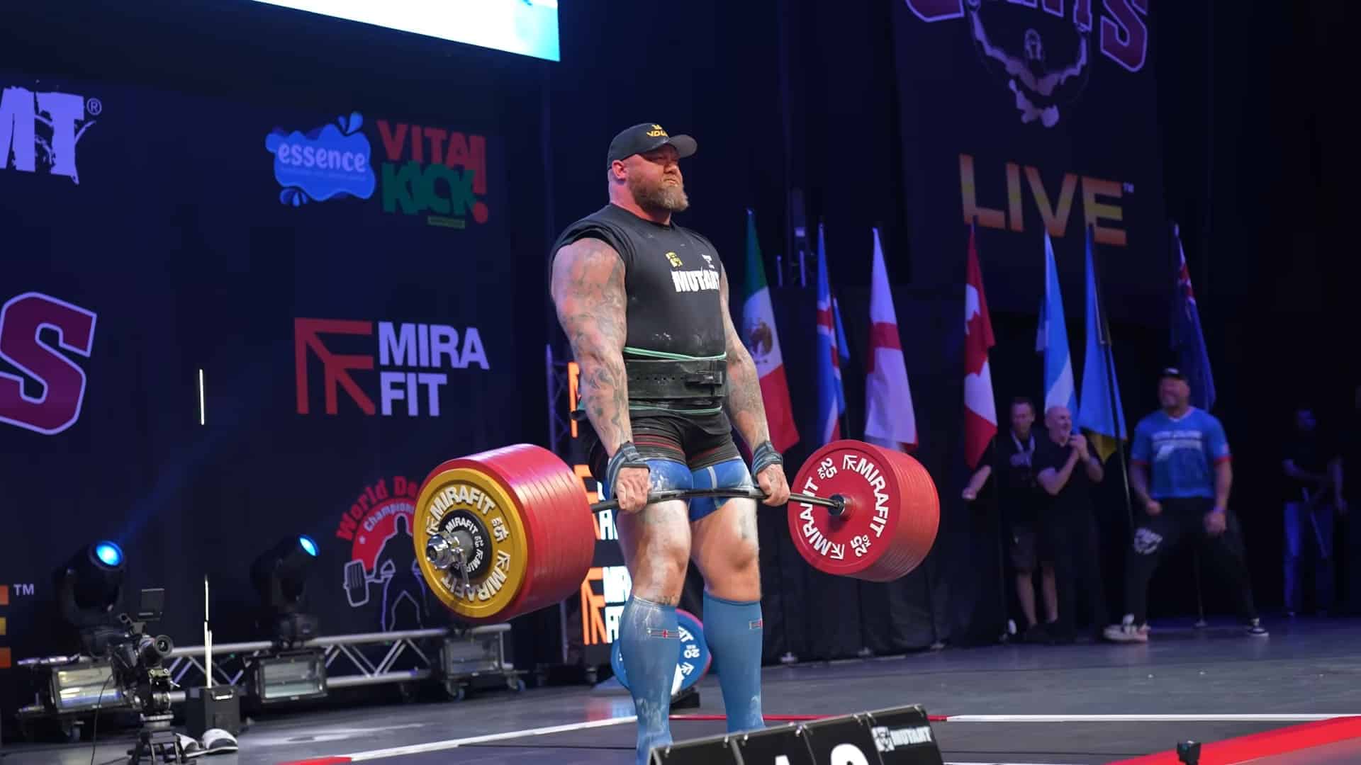 Hafthor Bjornsson Just Set a 1,124-Pound Deadlift World Record, Then ...