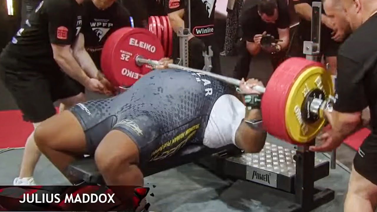 World Record Holder Julius Maddox Hit 765 Pounds in Training, But Only ...