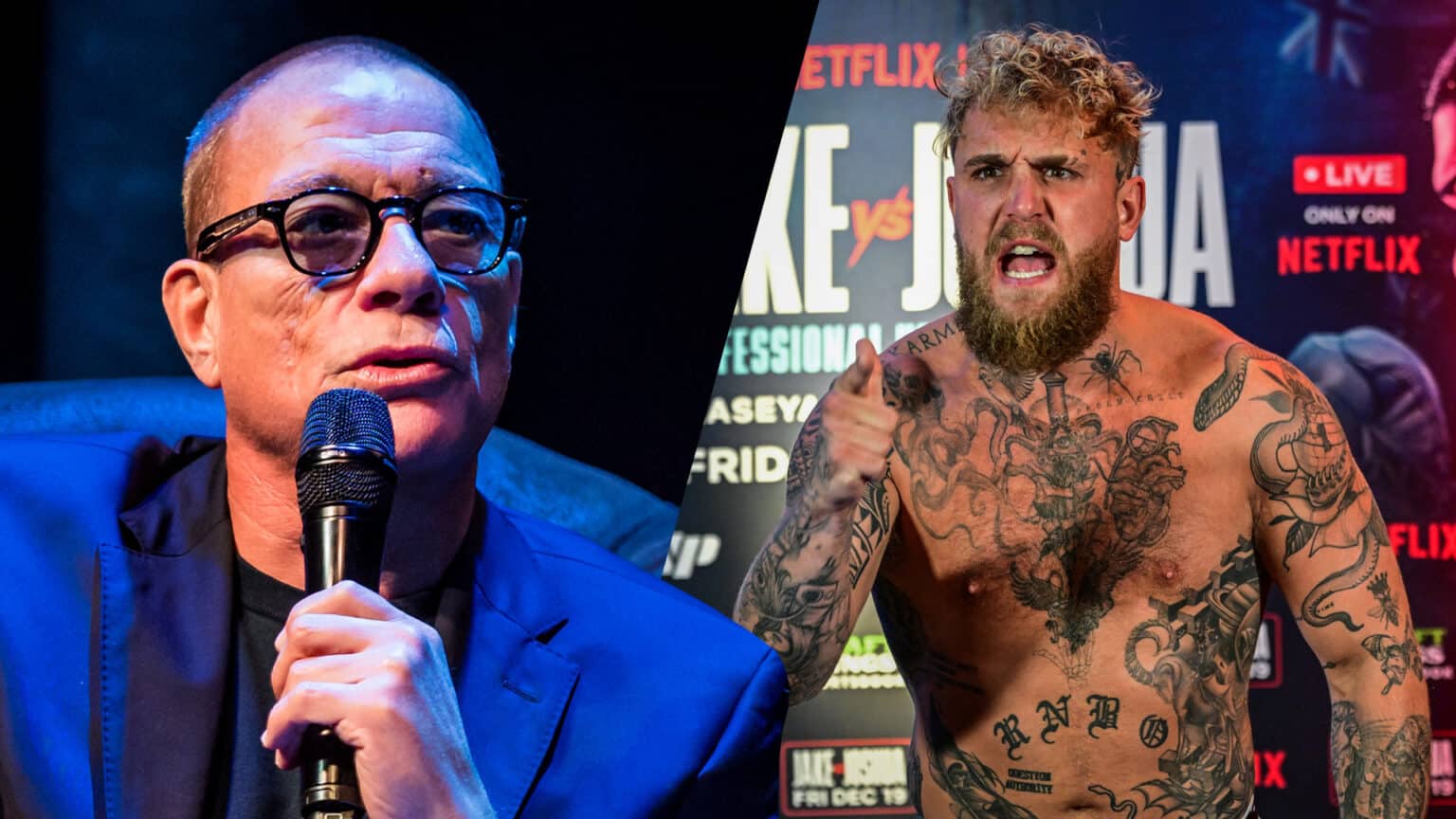 In New Viral Video, Jean-Claude Van Damme, 64, Challenges Jake Paul to ...