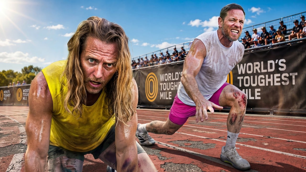 Buttery Bros Race Colin Kaepernick's 'World's Toughest Mile' (400m ...