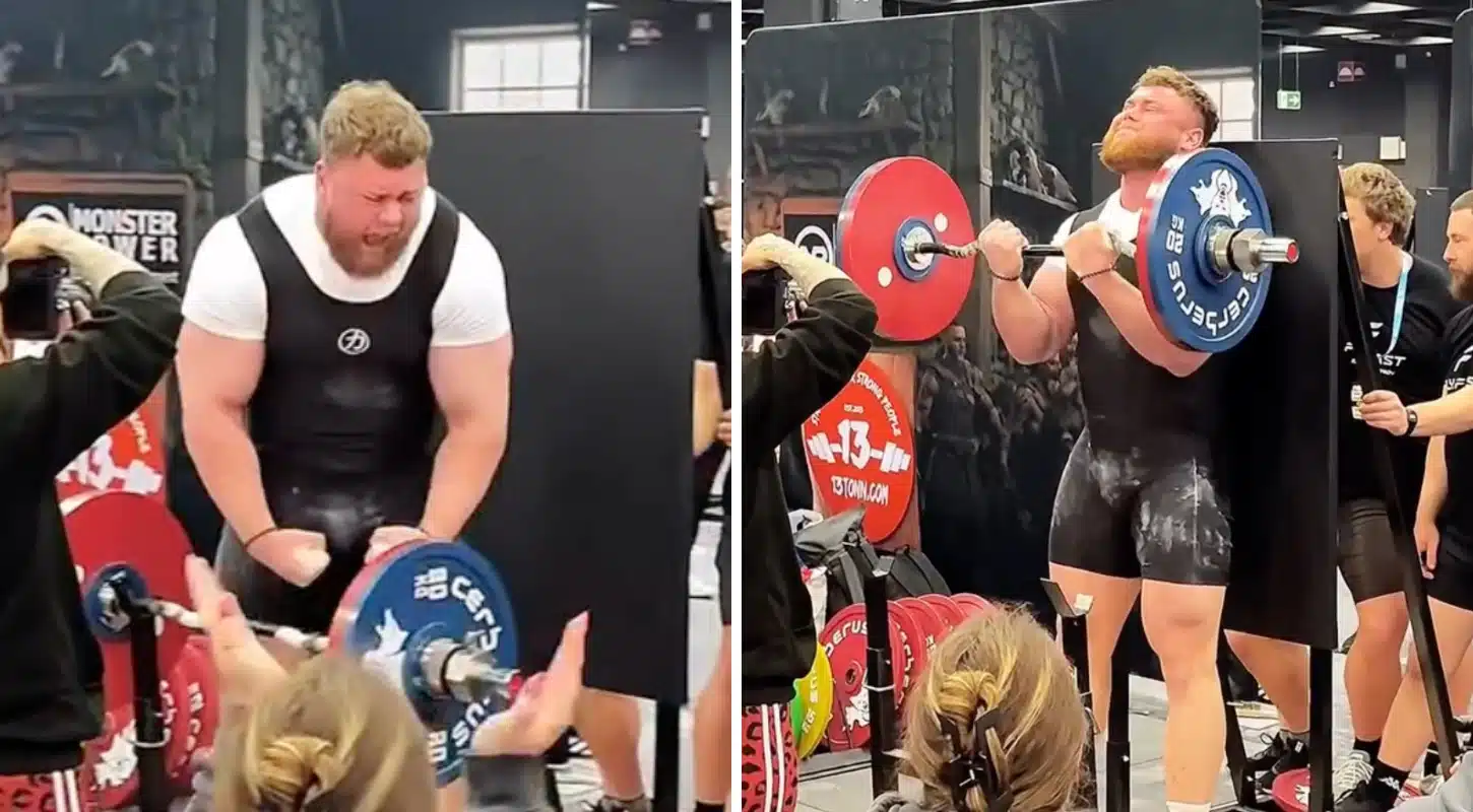 22-Year-Old Just Strict Curled 252 Pounds for a World Record. His ...